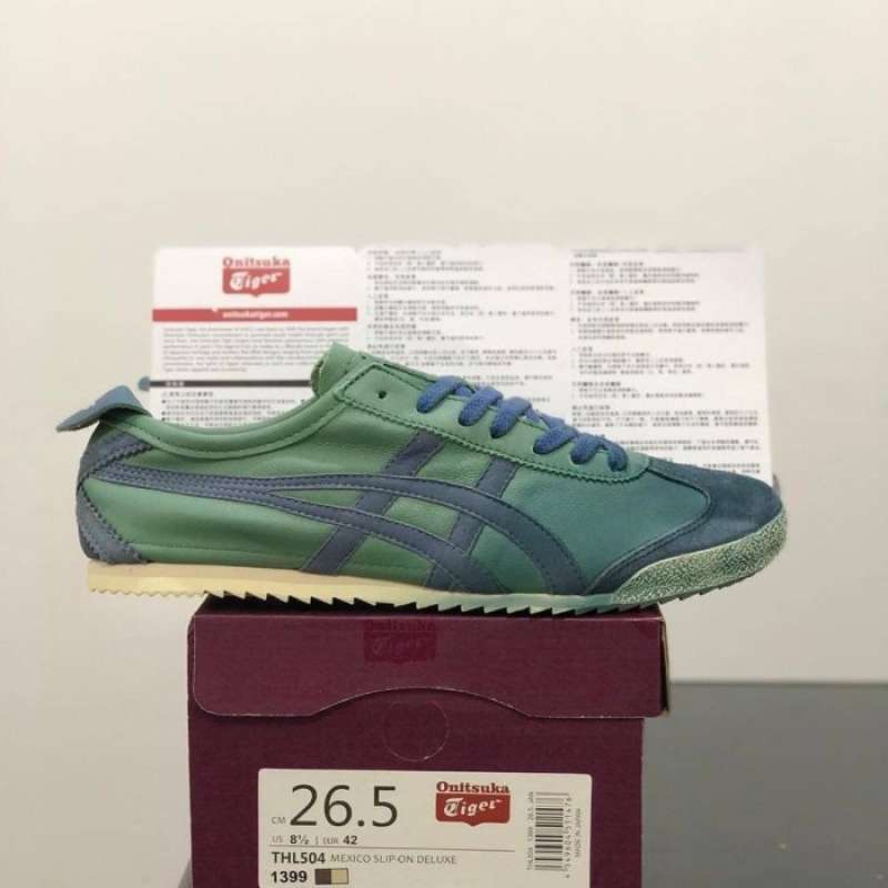Jual Original shoes - onitsuka tiger original deluxe nippon made in japan- blue vintage - 45 di ...