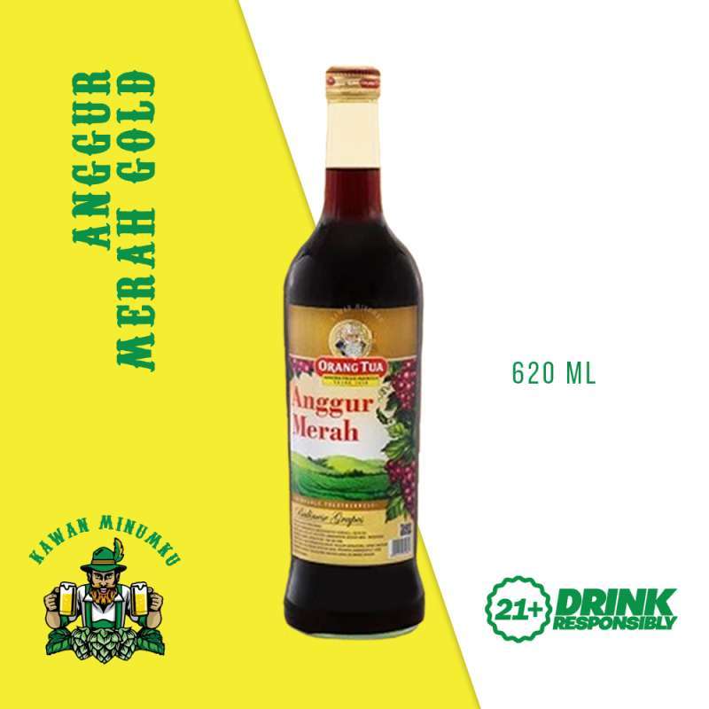 Jual Anggur Merah Gold 620ml di Seller KAWAN MINUMKU - Jaka Setia, Kota ...