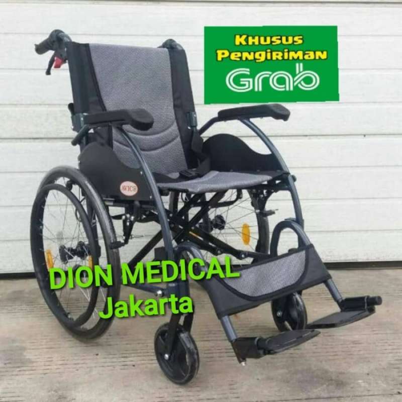 Jual KURSI RODA KERANGKA ALUMUNIUM WARNA MERK AVICO MAX 100KG di Seller ...