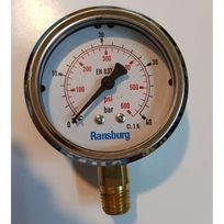 Promo PRESSURE GAUGE 400 BAR KG CM2 RANSBURG RWS 411B 2 5 INCH