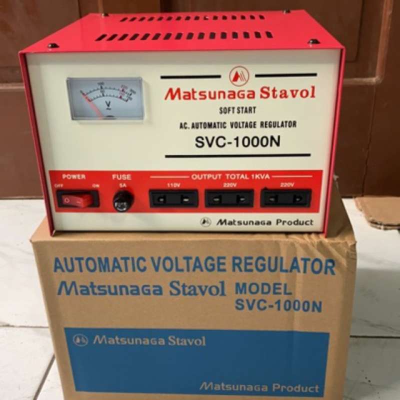 Jual Matsunaga Voltage Svc-1000n Stavolt Motor Stabilizer [1000va] Di ...