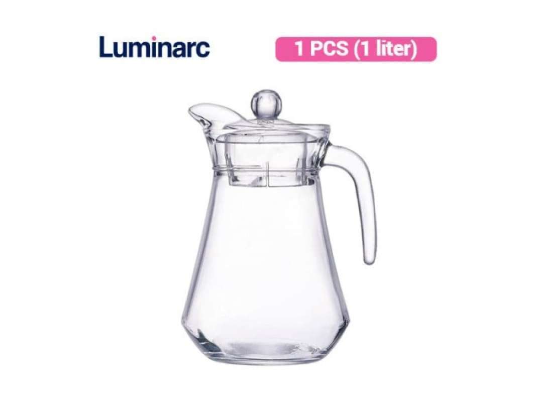 Promo Luminarc Pitcher - kan air 1 liter + TUTUP G2635 - Multicolor ...
