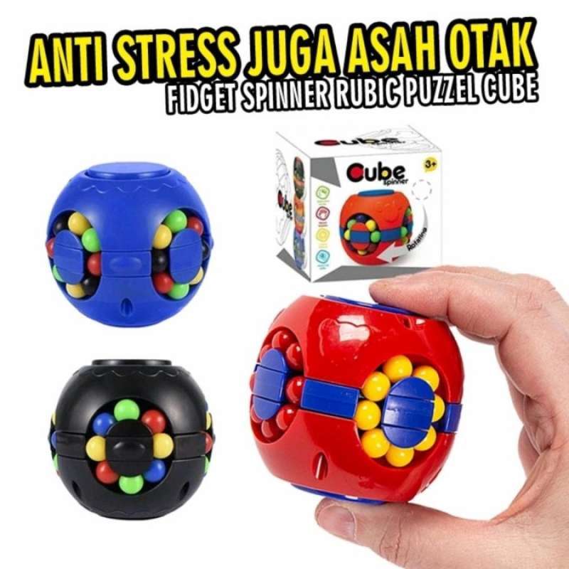 Jual Cube Spinner Mainan Anak Spinner Rubik Puzzle Cube Kubus Mainan ...