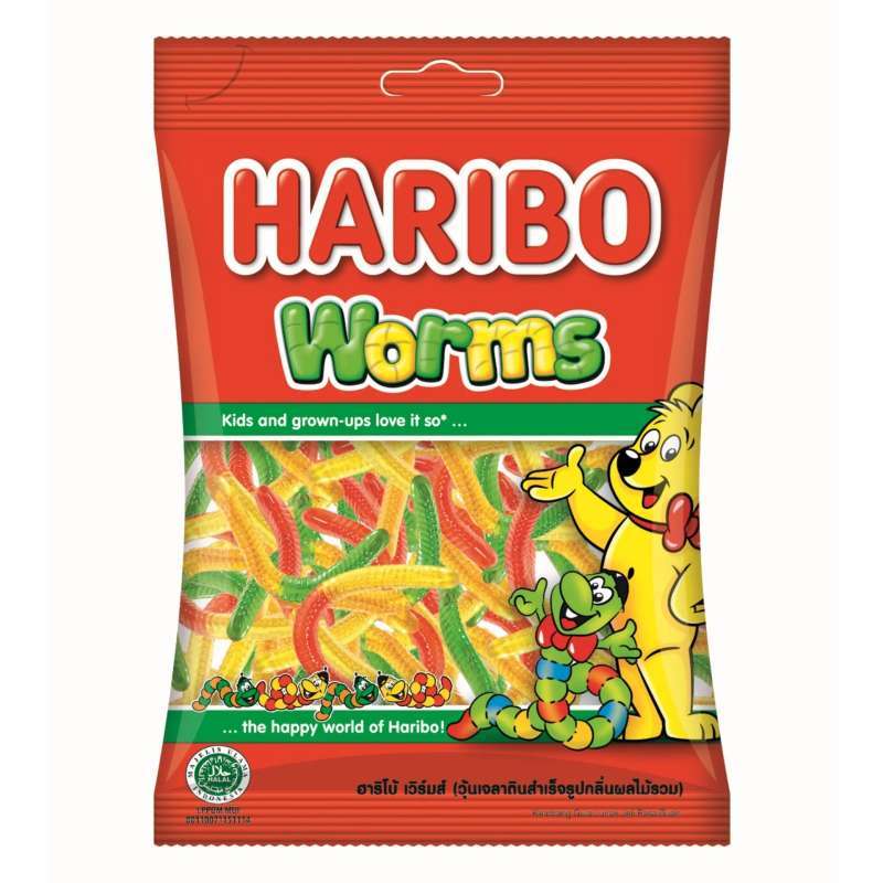 Jual Haribo Gummy Candies Worms 80g di Seller BisQuitto Shop - Baloi ...