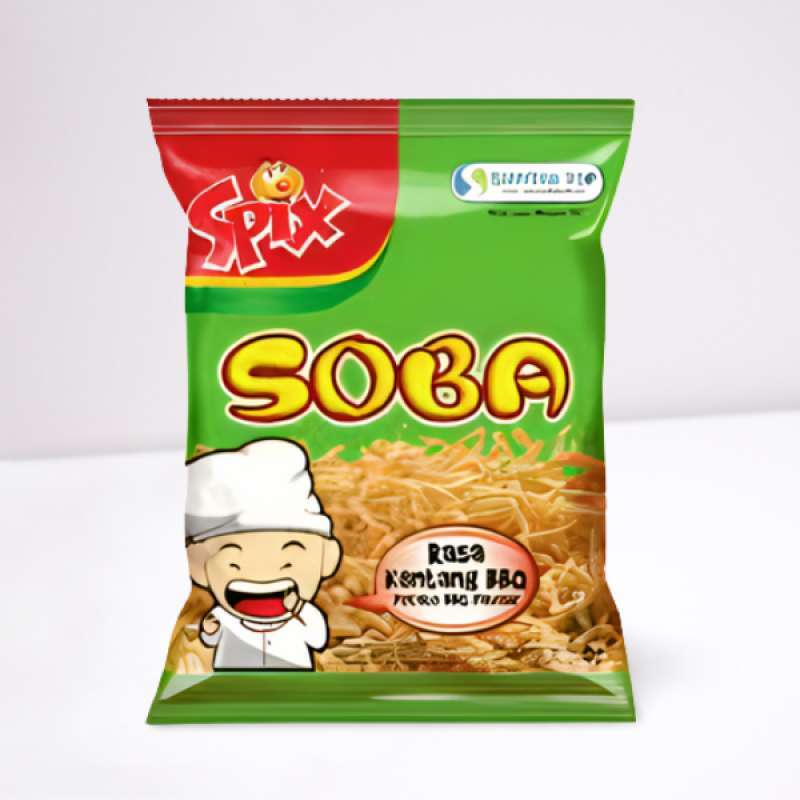 Jual Mie siap makan Soba spix (10 x 10gr ) cemilan enak dan murah ...