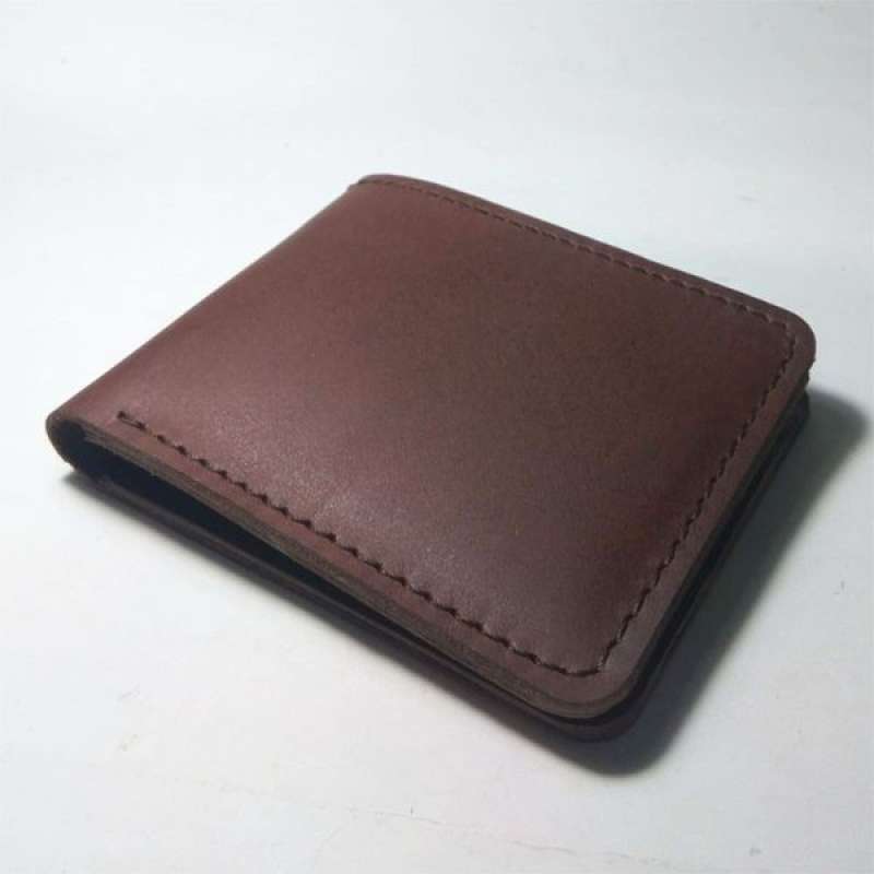 Jual Dompet Pria Kulit Asli Sapi Handmade Model Bifold Warna Coklat Di ...