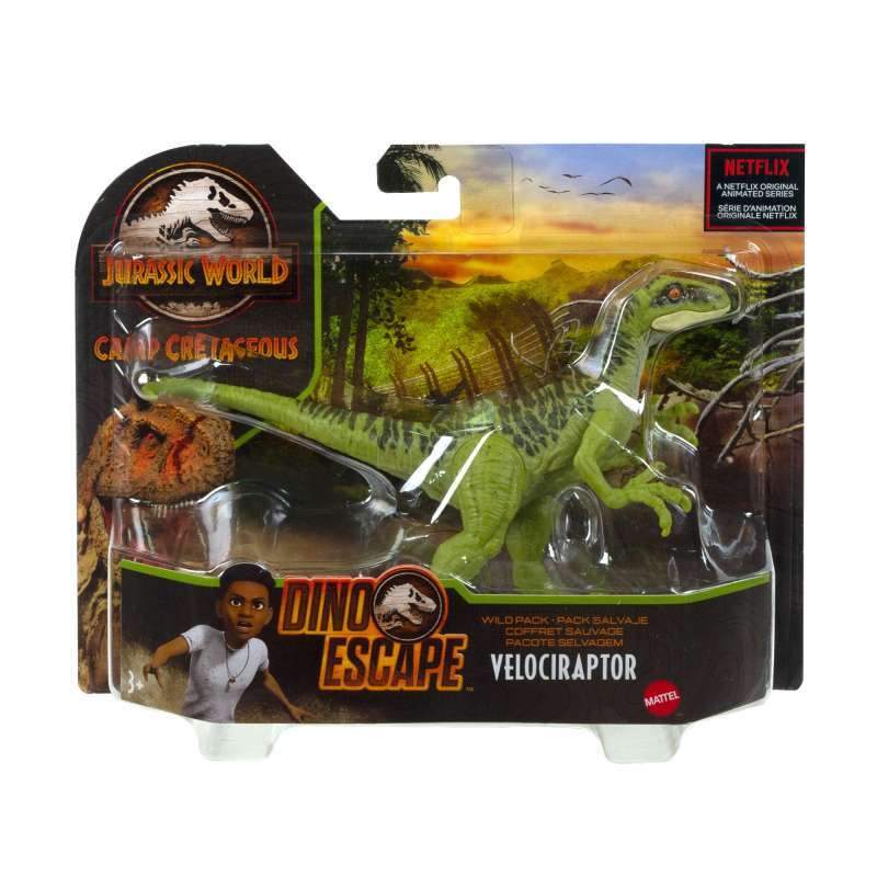 Promo Jurassic World Wild Pack Velociraptor - Mainan Action Figure ...