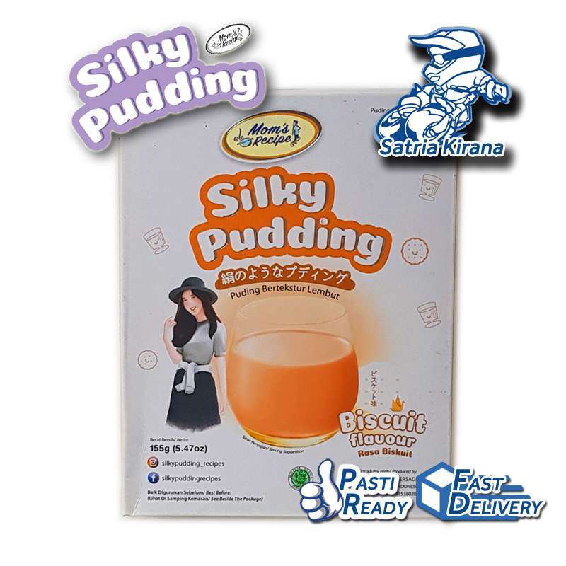 Jual Silky Pudding Biscuit Flavour [155 gr / Box] Rasa Biskuit Flavor ...