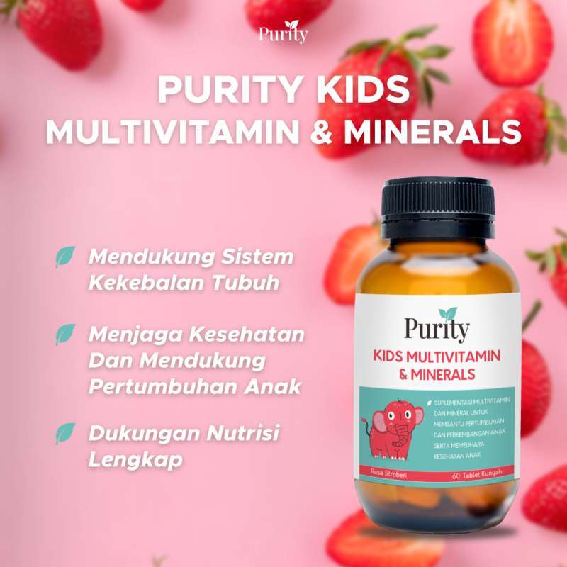 Jual [halal] Purityfic Vitamin Purity Smart Kids Multivitamin Anak 60 ...