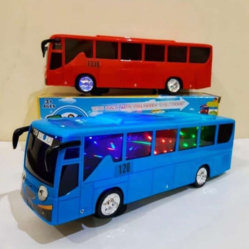 Jual MAINAN ANAK MOBIL MOBILAN BUS TAYO BUMP & GO - BATERAI LIGHT ...