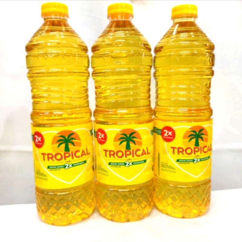 Jual Minyak Goreng Tropical 1 Liter 2x Penyaringan di Seller GLOBALNN ...