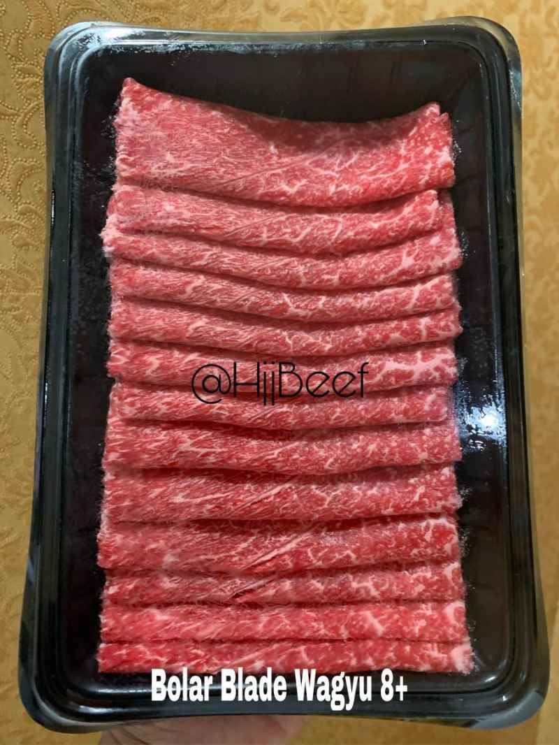 Jual Bolar blade wagyu slice (250gram) di Seller HjjBeef - Gunung ...
