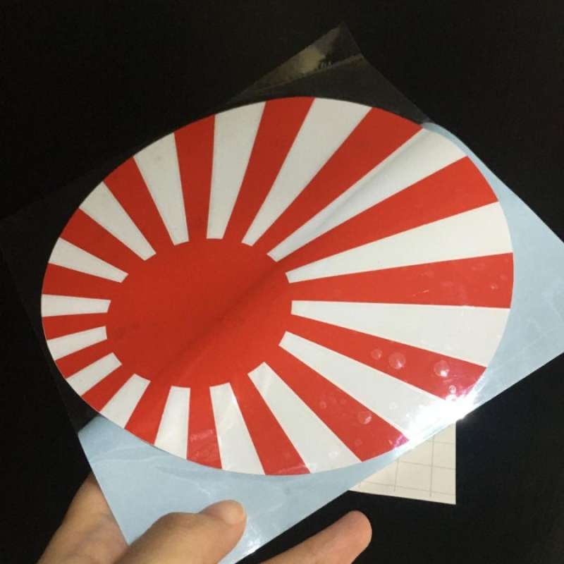 Jual Sticker Mobil JDM - FLAG BULAT- tangki bensin - Multicolor di ...