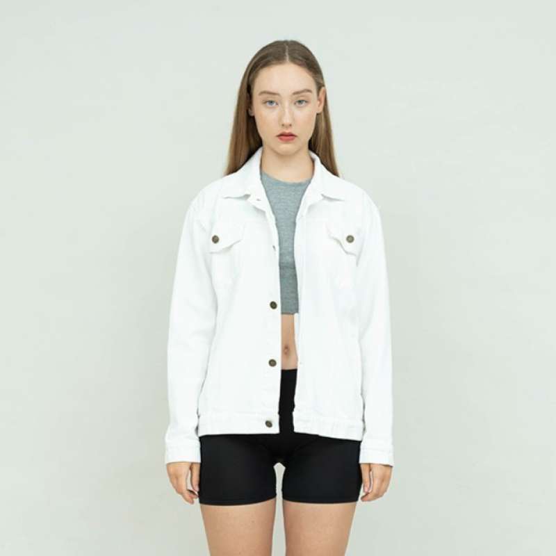 Jual Jaket Denim Putih Terbaru - Harga Murah | Blibli.com