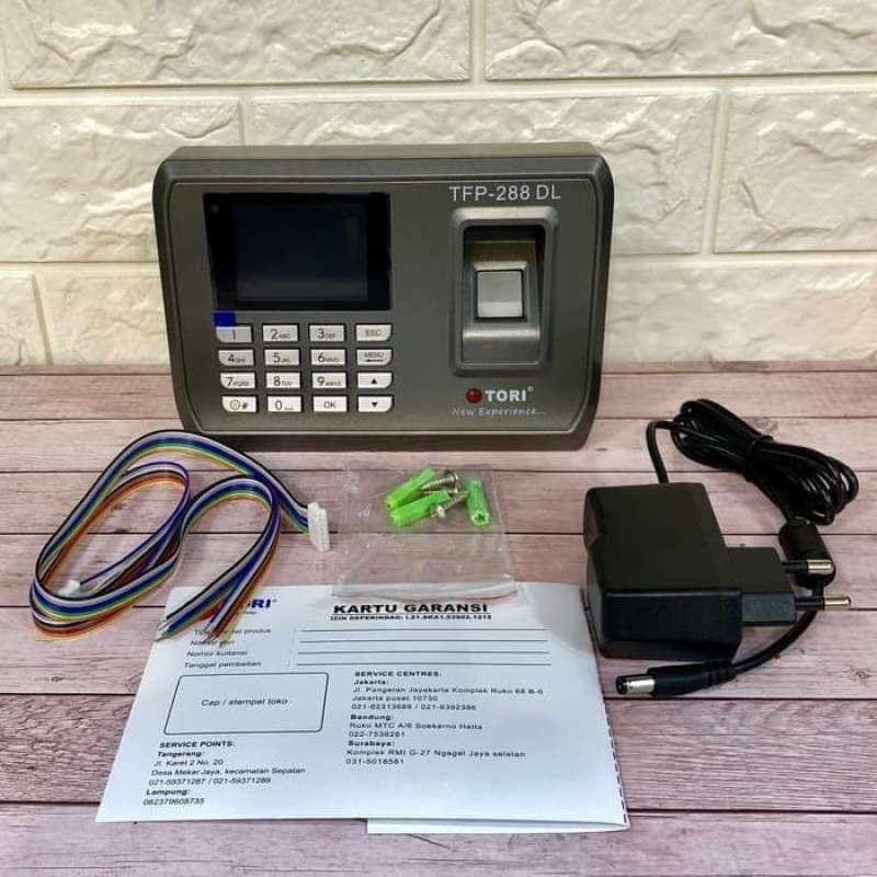 Jual Mesin Absen Absensi Finger Print Fingerprint Sidik Jari Baterai ...