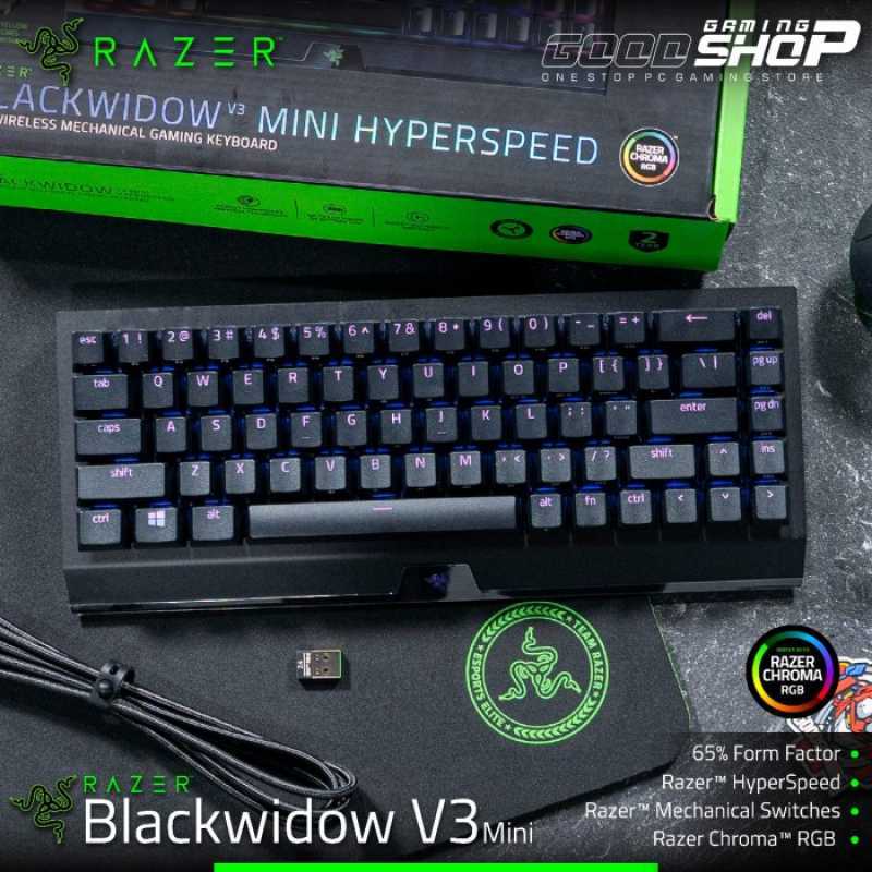 Promo Razer Blackwidow V3 Mini Wireless Hyperspeed - Gaming Keyboard ...