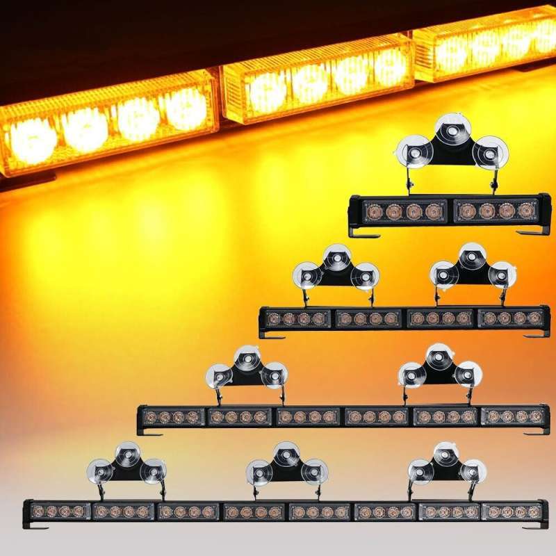 Promo 8-32LED Lalu Lintas Darurat Bahaya Flash Strobo Light Bar 12-24V ...