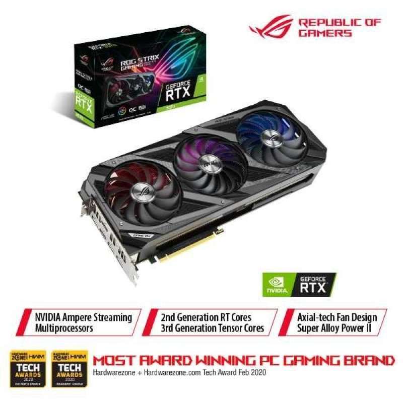 Jual ASUS ROG Strix Gaming GeForce RTX 3070 OC 8GB GDDR6 di Seller ASUS ...