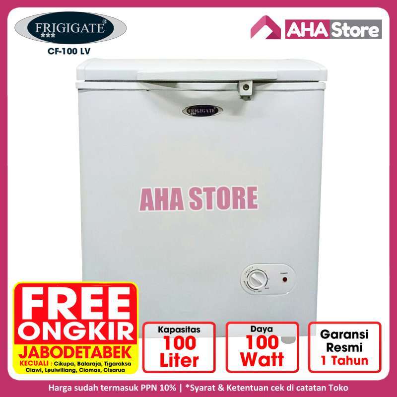 Promo Frigigate Chest Freezer Kulkas 100 Liter CF100 CF-100 LV Diskon ...