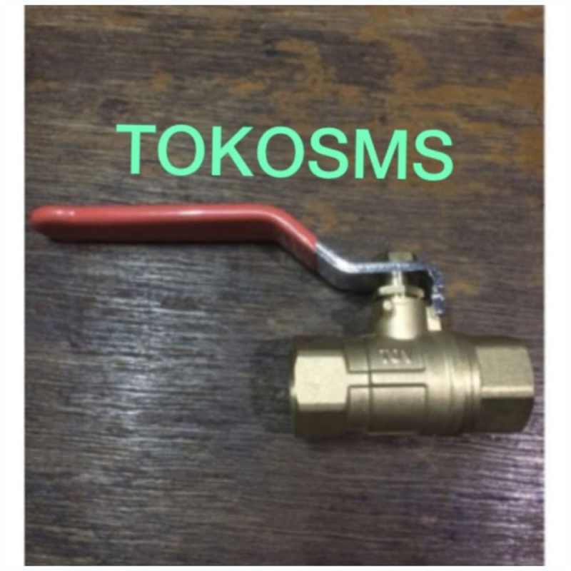 Jual Ball Valve Kuningan / Stop Kran Model Onda Dan Kitz Ukuran 1/2 ...