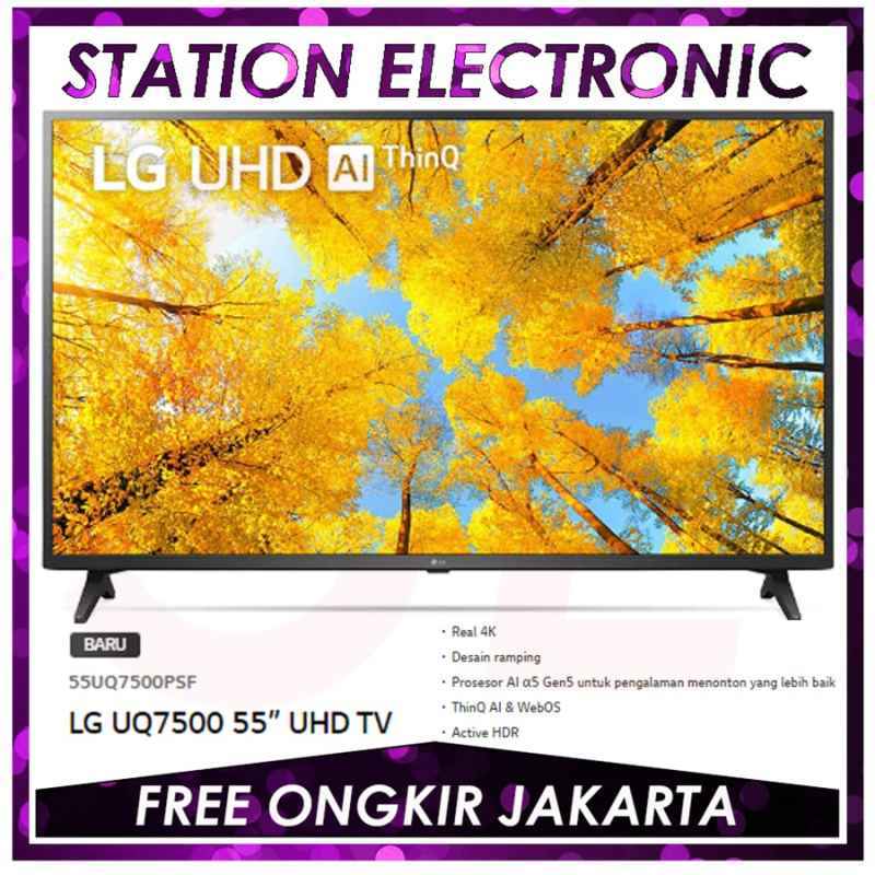Jual LG 55UQ7500PSF - LED SMART TV 55 INCH UHD 4K HDR AI LG 55UQ7500 ...