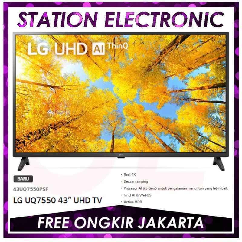 Jual Lg 43uq7550 4k Smart Tv 43 Inch Uhd 43uq7550psf 43uq75 Di Seller ...