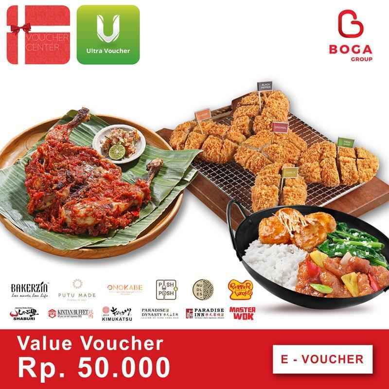 Promo Boga Group - Voucher Digital Rp. 50.000 Diskon 2% Di Seller Ultra ...