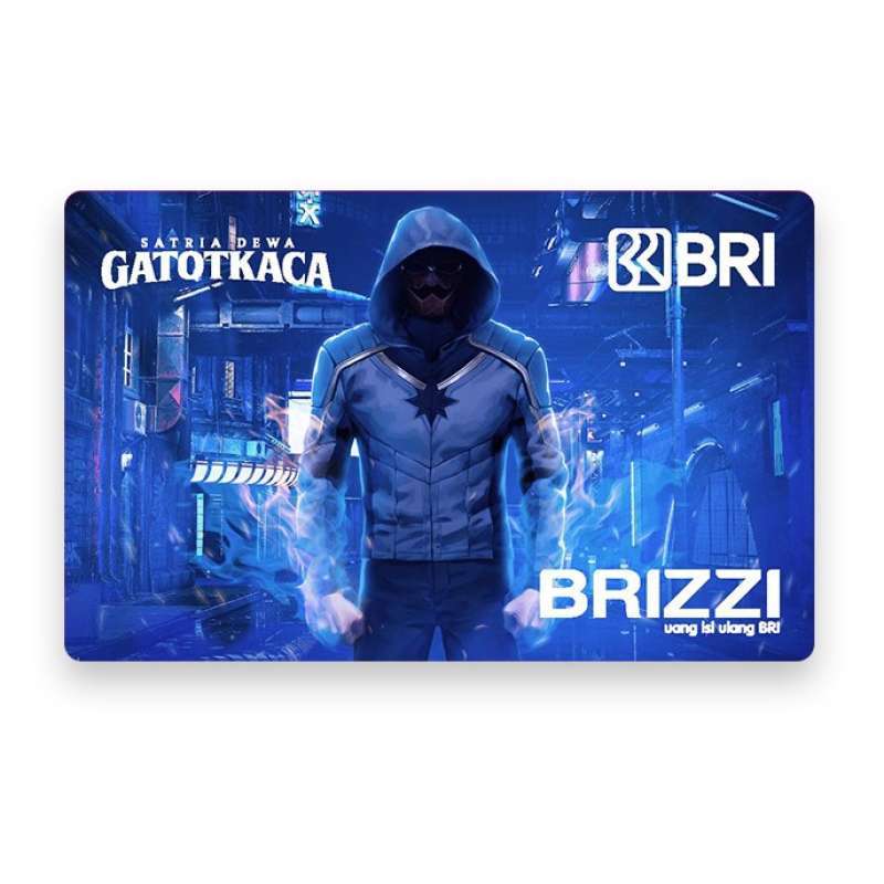 Jual Kartu BRIZZI edisi Gatot Kaca - Blue di Seller BRI - Gudang Blibli ...