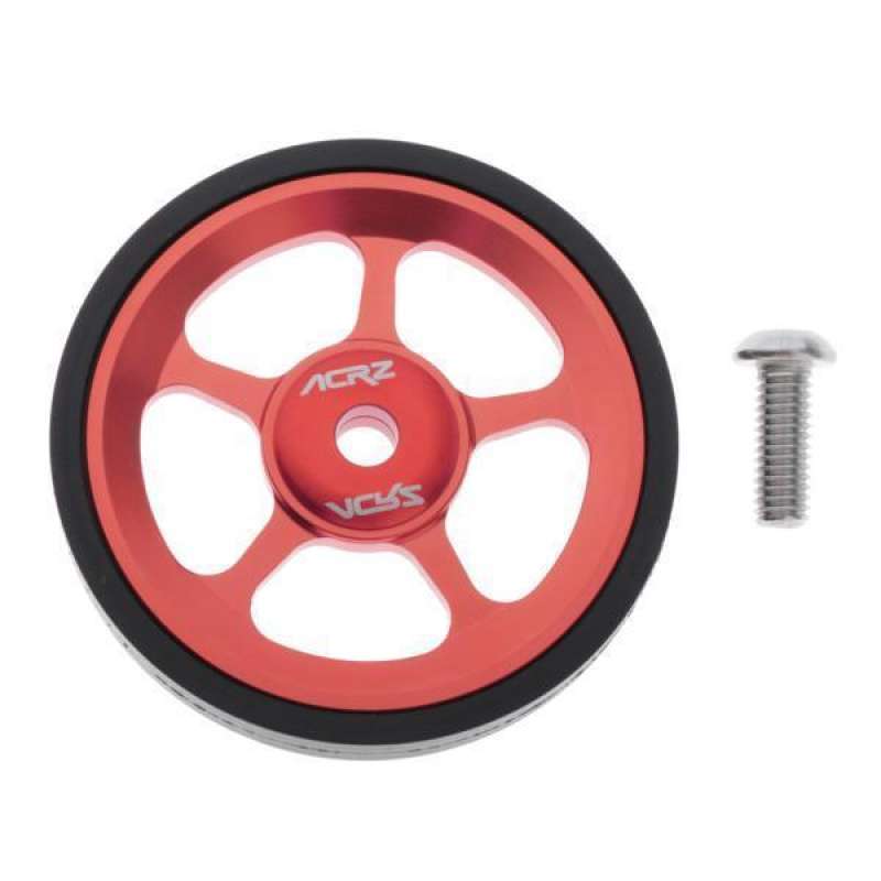 Promo 3x Premium Folding Bike Easy Wheels Modified Easywheel for Red-3 ...