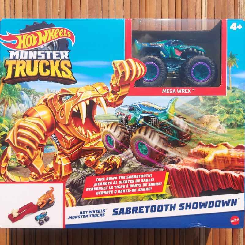 Jual HOTWHEELS MONSTER TRUCKS FIRE THROUGH OCTO SLAM SABRETOOTH ...