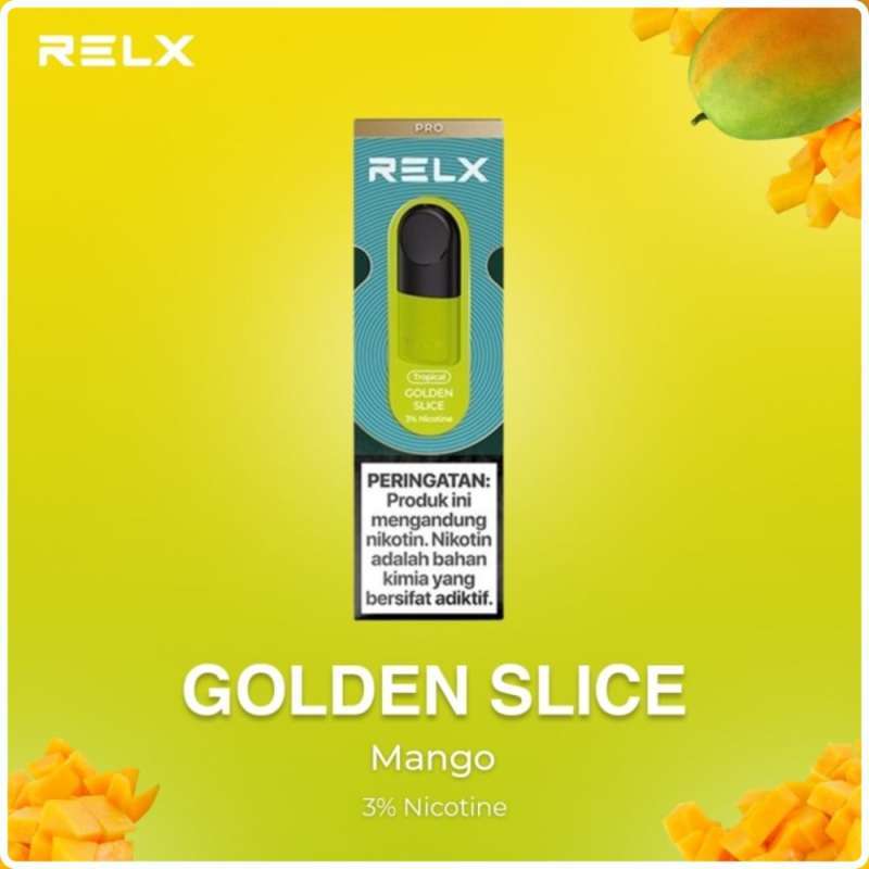 Jual Relx Infinity Pods Pro Golden Slice 100% Authentic - Cartridge ...