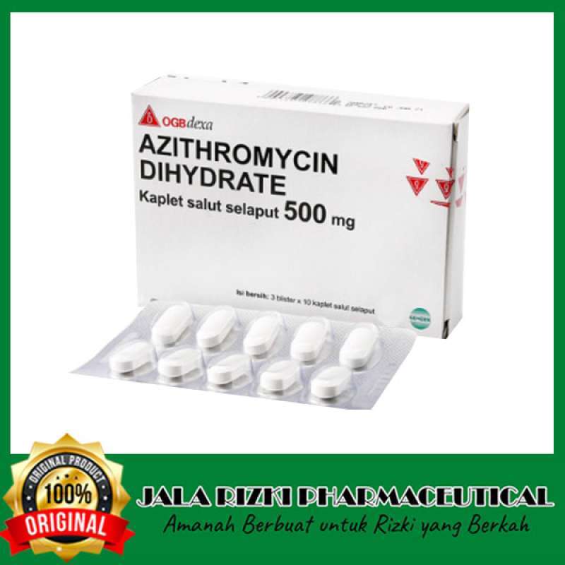 Promo Azithromycin 500 mg Dexa - 1 Strip @10 Kaplet Diskon 1% di Seller ...