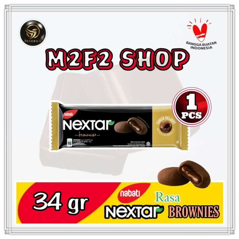 Jual Nabati Nextar Brownies Choco Delight Biskuit Cokelat 34 Gr Kemasan Satuan Di Seller
