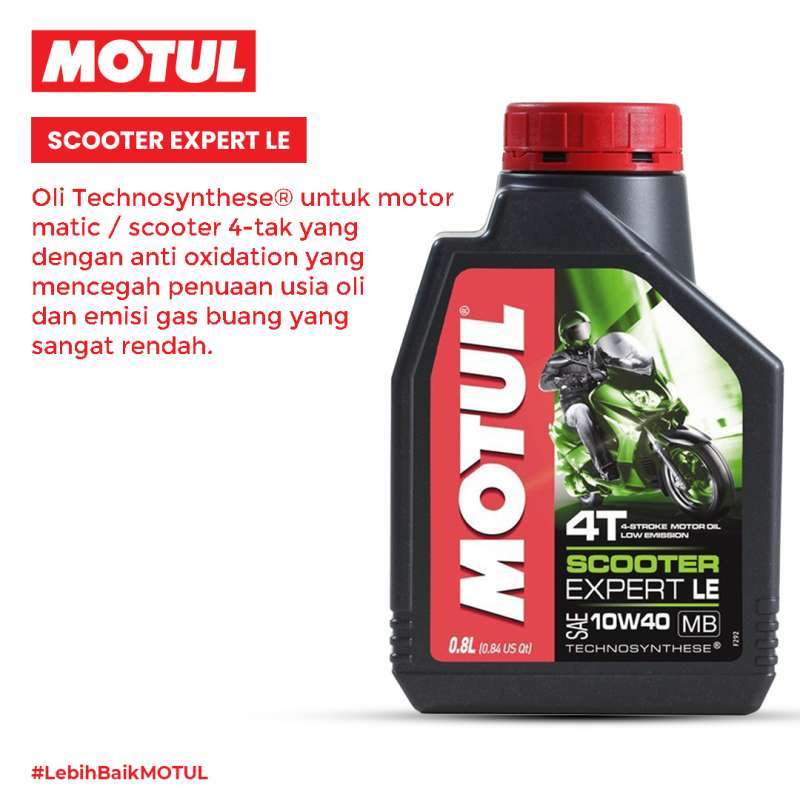 Promo MOTUL SCOOTER EXPERT LE 10W-40 4T Diskon 23% di Seller Juragan ...