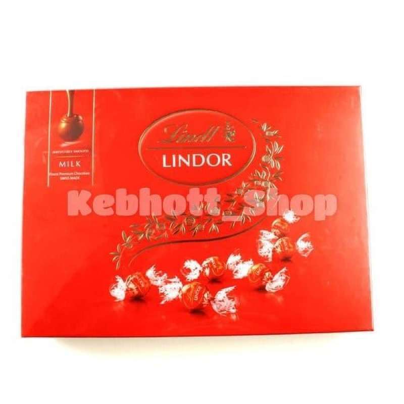 Jual Lindt Lindor Swiss Milk Chocolate 168gr | Lind Lindor Cokelat Susu ...