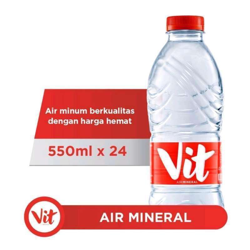 Jual VIT Botol 550 ml Karton [24 pcs] di Seller Agen Sembako KUDO ...