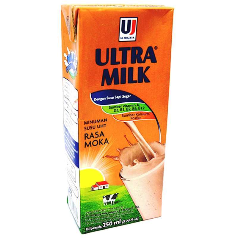 Jual ULTRA SUSU UHT MILK MOCA 250 ML di Seller Hyfresh Bandung Indah ...