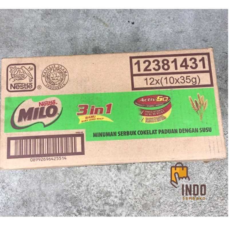 Milo Sachet 3 In1 35 Gr Gratis Ongkir 🏷️ Harga Murah Mei 2026