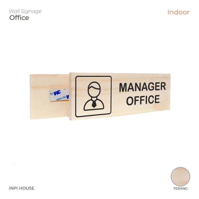 Jual Manager Office Sign System - Manager Room Signage - Papan Tanda ...