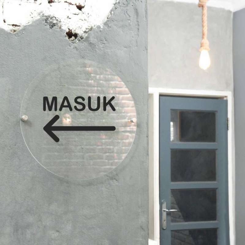 Jual Sign Akrilik Transparan Lingkaran 30 Cm Pen Iklan - Sign Jalur ...