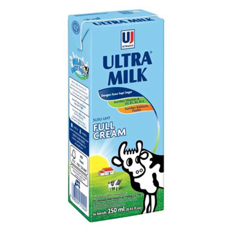 Jual ULTRA SUSU UHT PLAIN 250 ML di Seller Hypermart Ekalokasari ...