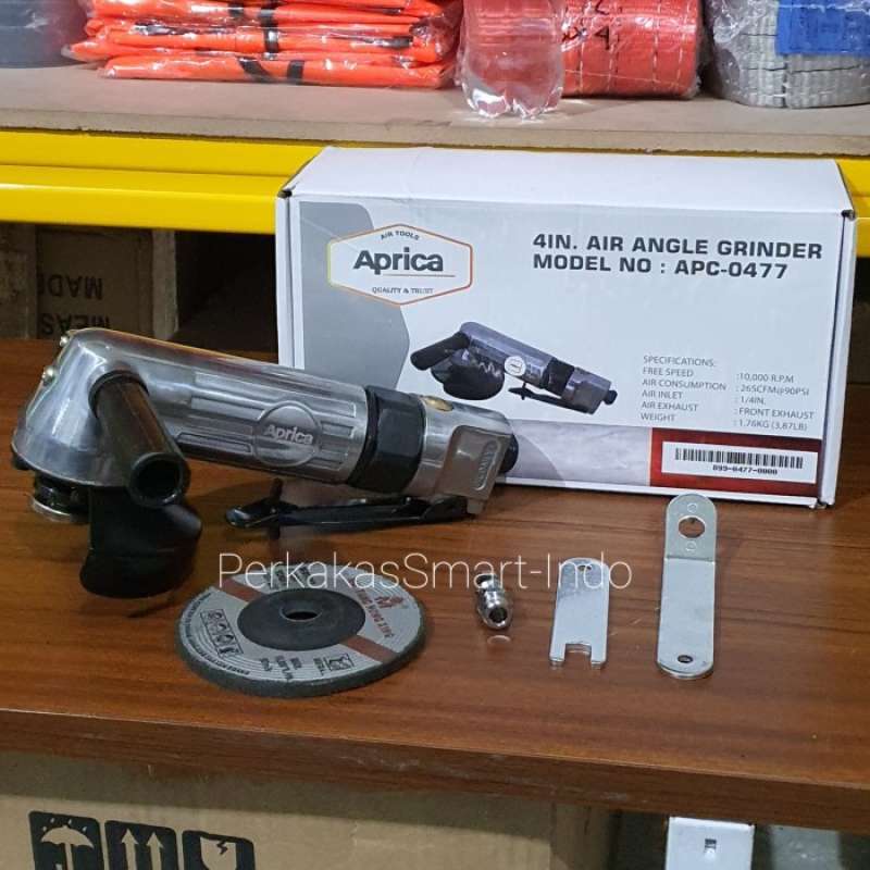 Promo Mesin Gerinda Tangan Angin 4 Inchi Aprica/Air Angle Grinder 4 ...