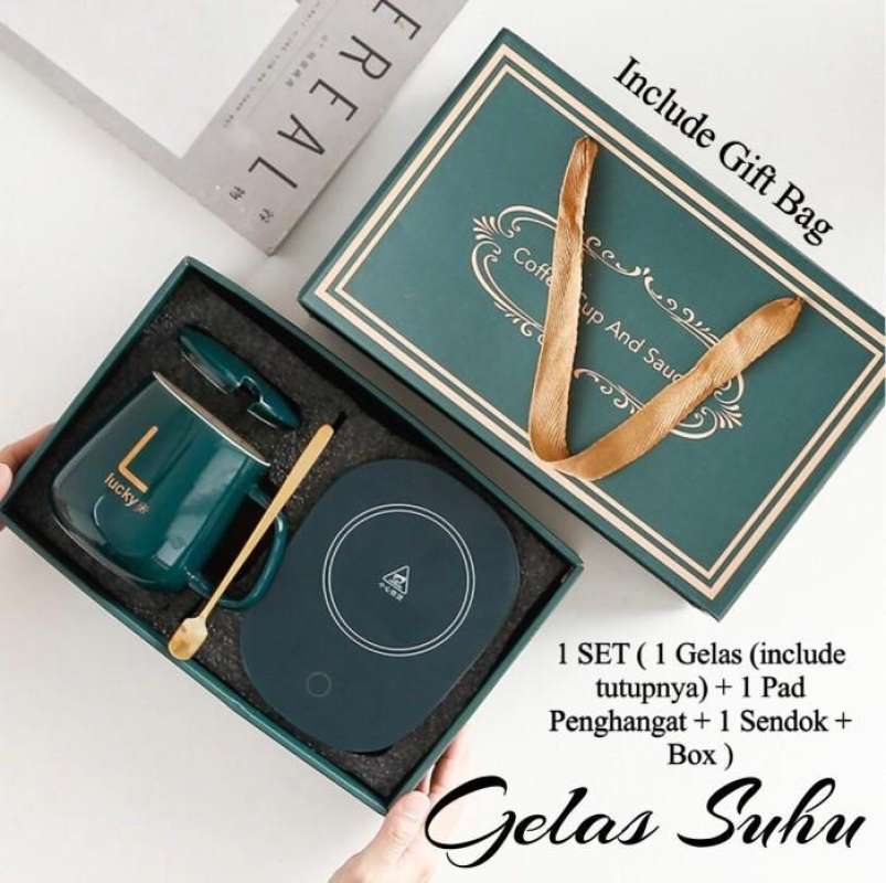 Jual Gelas Set Keramik Cangkir Set Lengkap Dengan Alat Pemanas Di ...