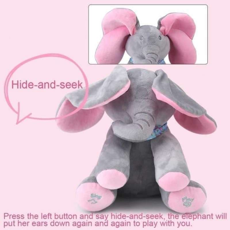 Jual Talking & Singing Plush Elephant Stuffed Animal Interaktif Doll ...
