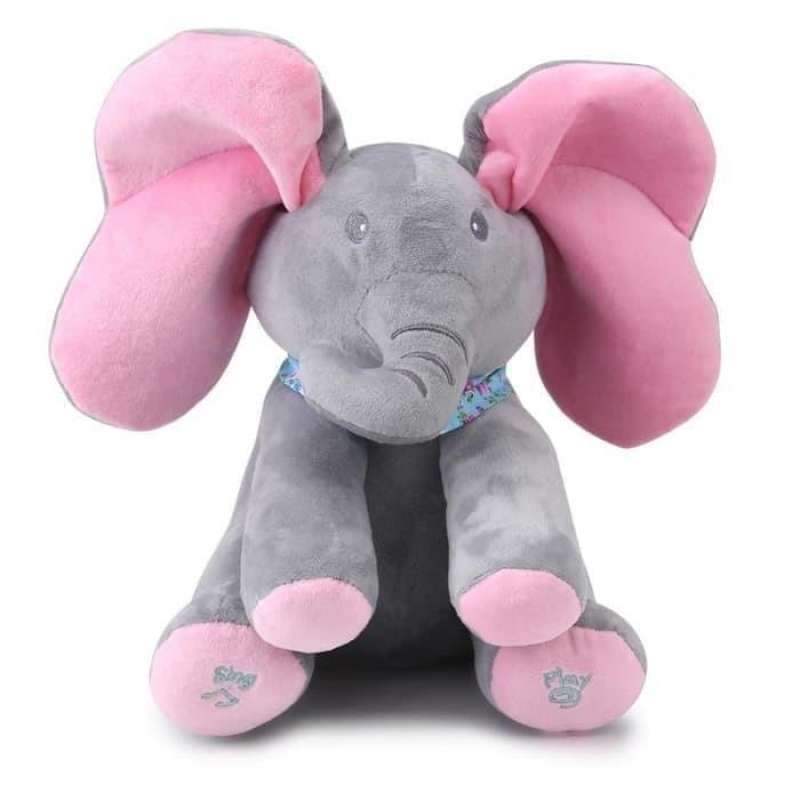 Jual Talking & Singing Plush Elephant Stuffed Animal Interaktif Doll ...