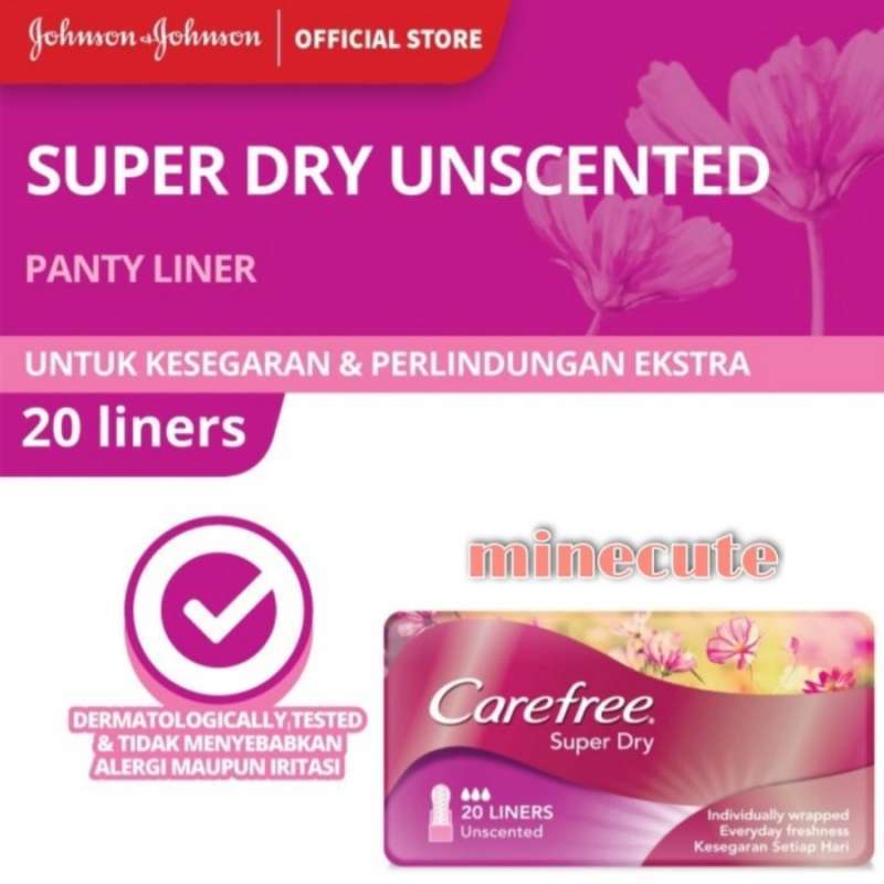 Promo CAREFREE SUPER DRY 20 LINERS - Pentilener Diskon 25% di Seller ...