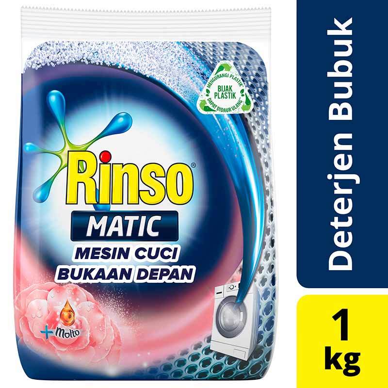 Jual SMG/JOG/SOLO - RINSO Matic Bukaan Depan Deterjen Bubuk [1 kg] di ...
