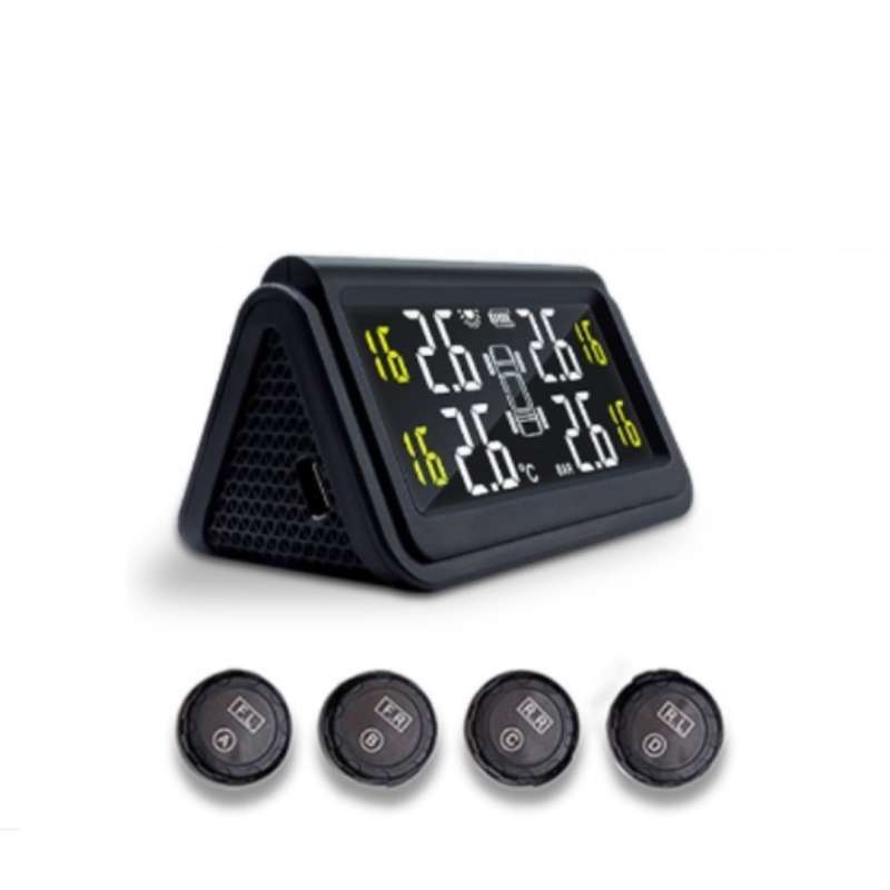 Jual Solar TPMS Large Screen Tire Pressure Pengukur Tekanan Angin Ban ...