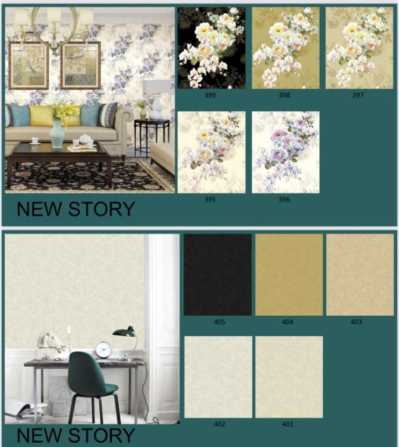 Jual Wallpaper Dinding Bunga Besar Elegan Gold Hitam Ungu Cream - Ks13 ...