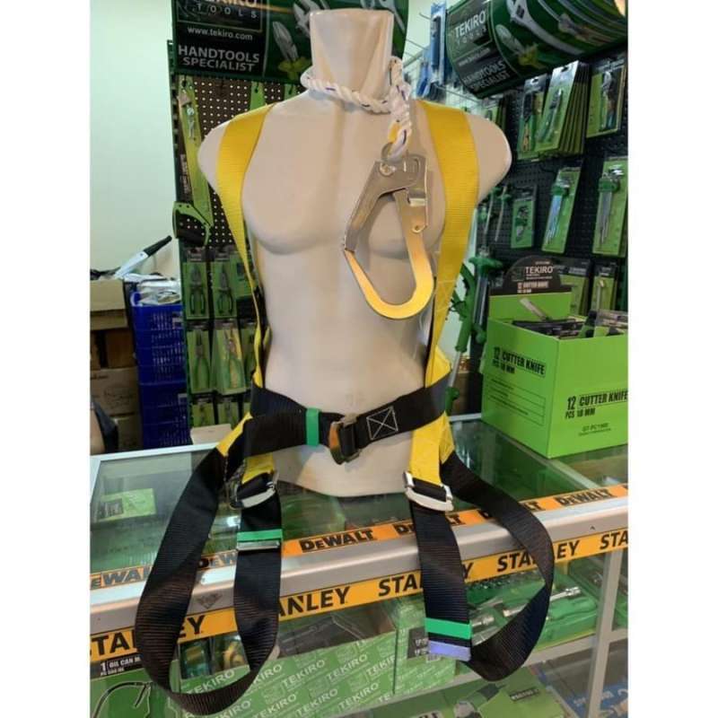 Jual GT-Life Body Harness Single Big Hook / Safety Belt Full Body di ...